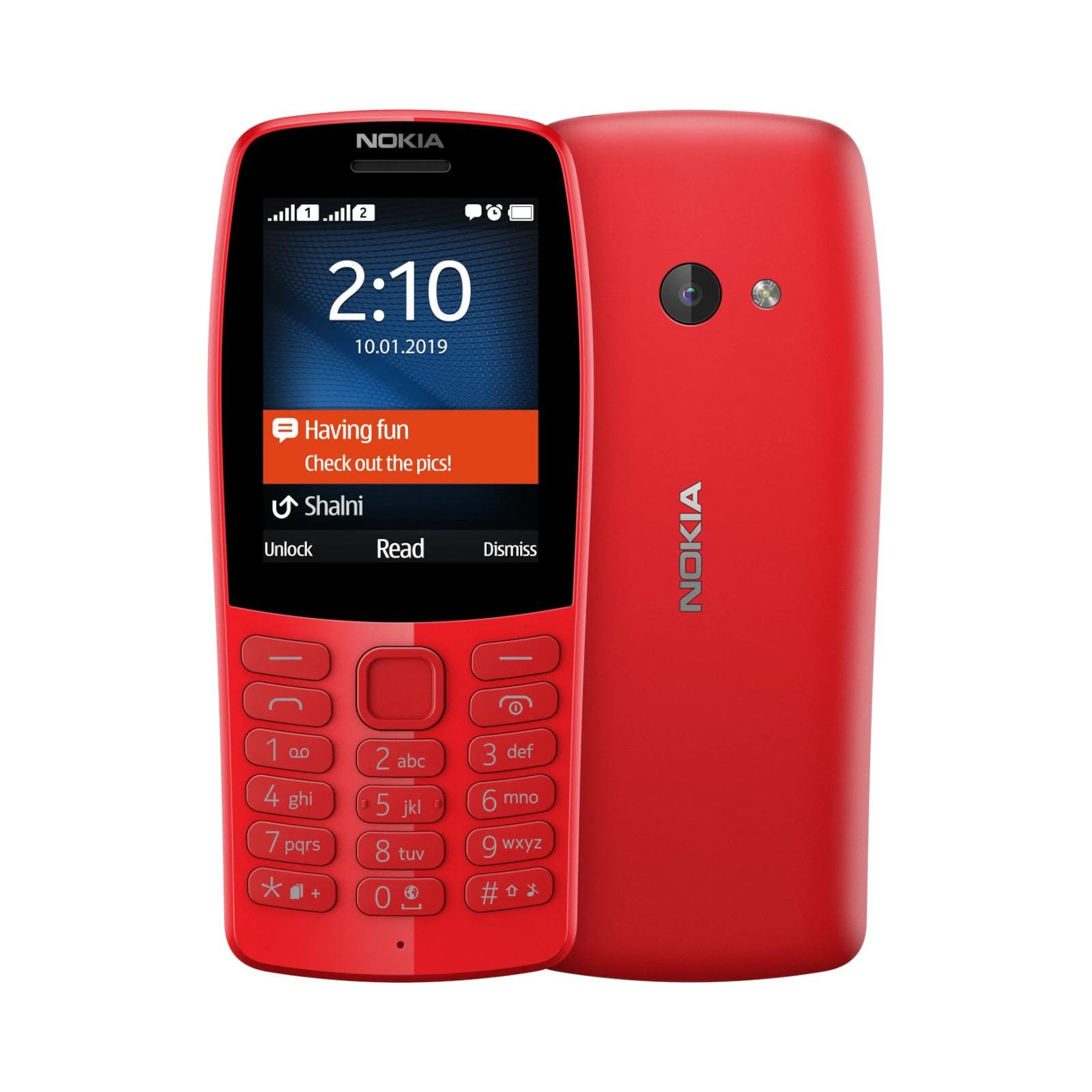 TELEFONO MOVIL NOKIA 210 ROJO - Electrodomésticos Feijóo